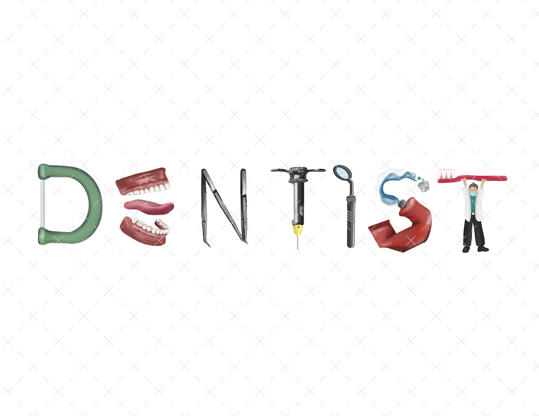 Dentist Word Art Print: Dental Office Decor (digital Download) - Etsy