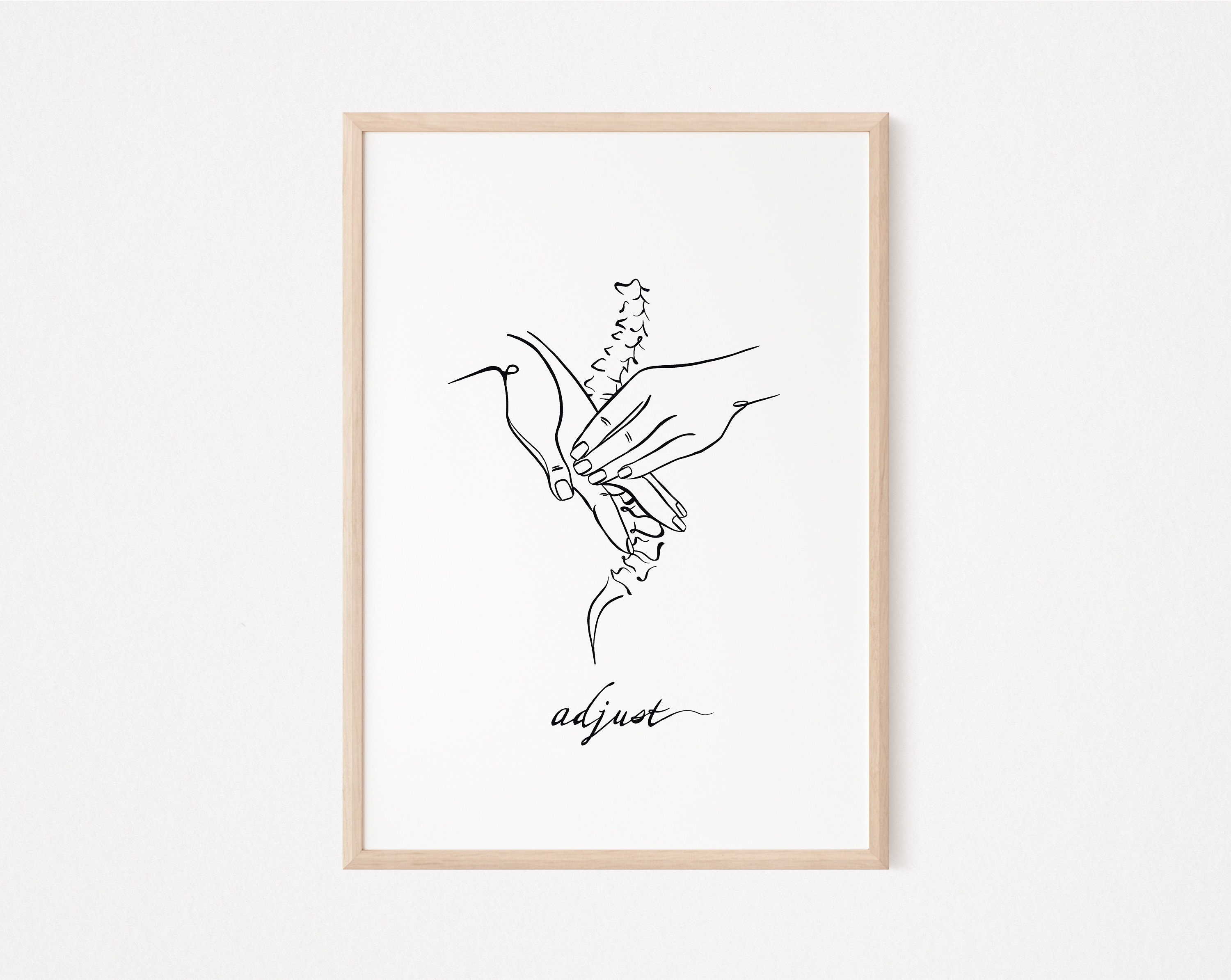 Minimalist Chiropractic Line Art Prints: Adjust, Align, Relieve ...