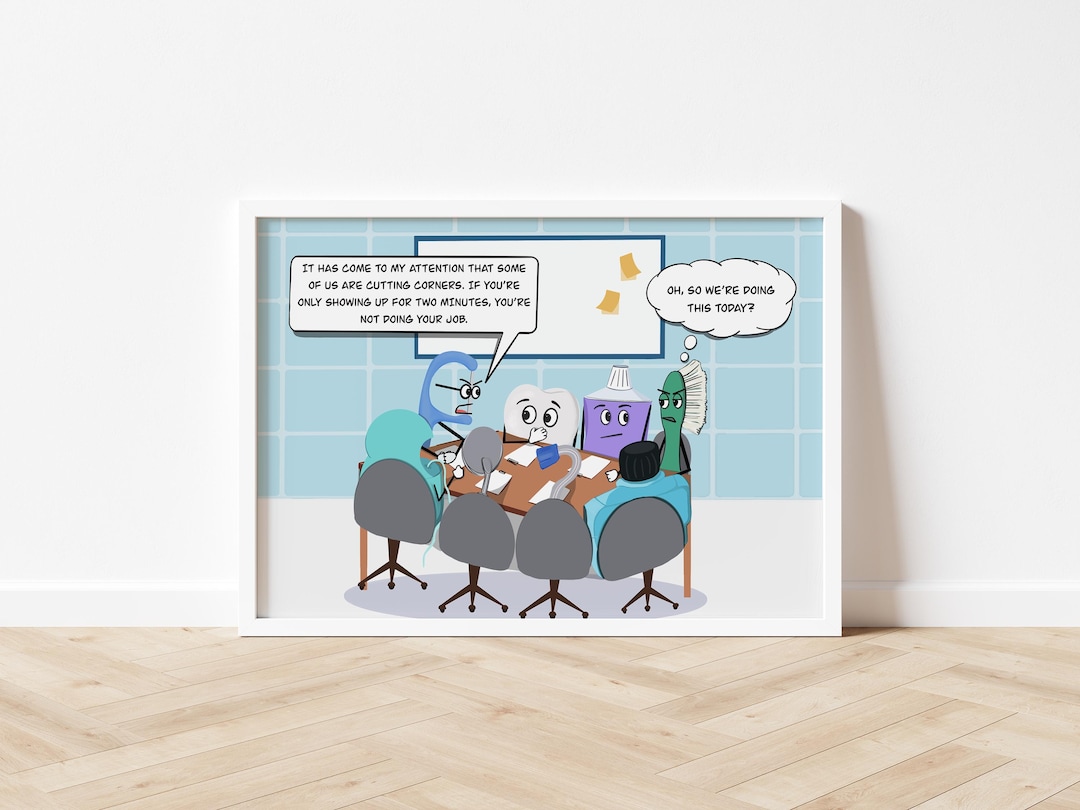 Funny Dental Boardroom Comic – Dentist Humor, Orthodontist & Hygienist ...