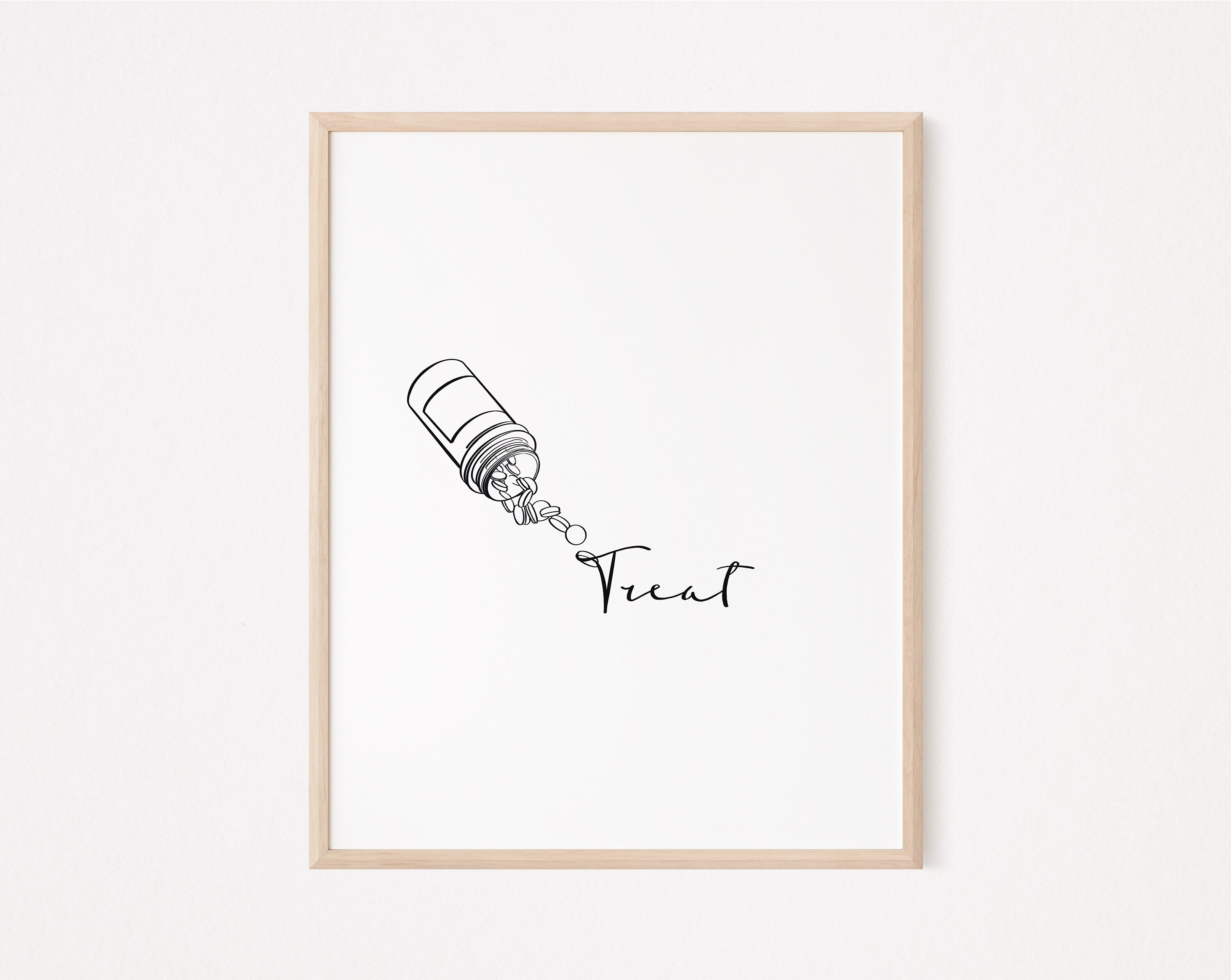 Minimalist Nurse Line Art Print Set: Clinic Office Decor (digital ...