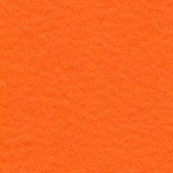 Wool Felt Plate 3 Mm Orange 20 X 30 Cm - Etsy