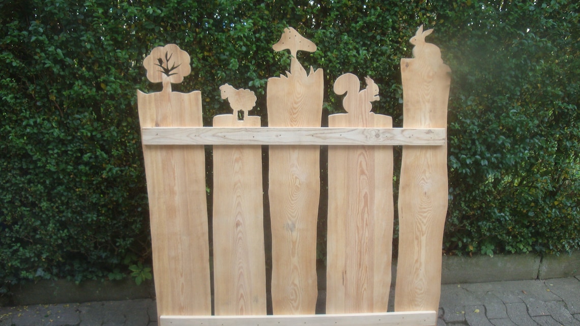 Kunstzaun als Deko Zaun . | Etsy