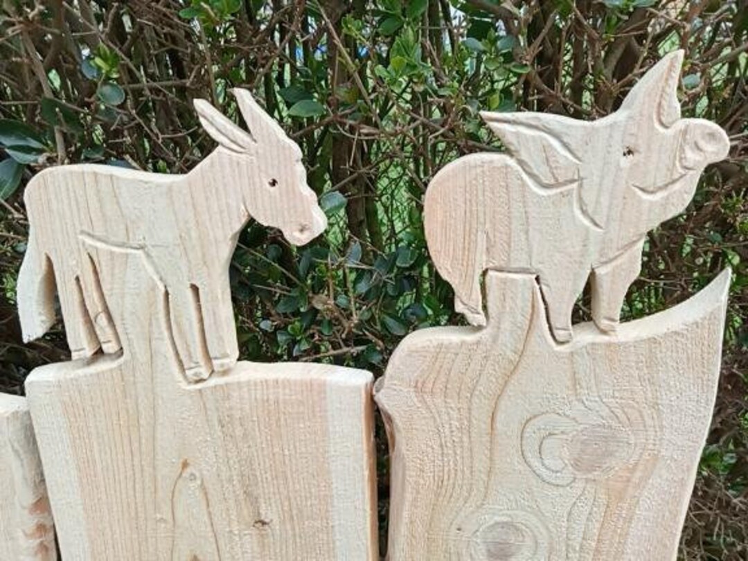 Deko Zaun Ca. 1,40 hoch und ca. 1,30 breit . Aus Lärche . Auf dem ...