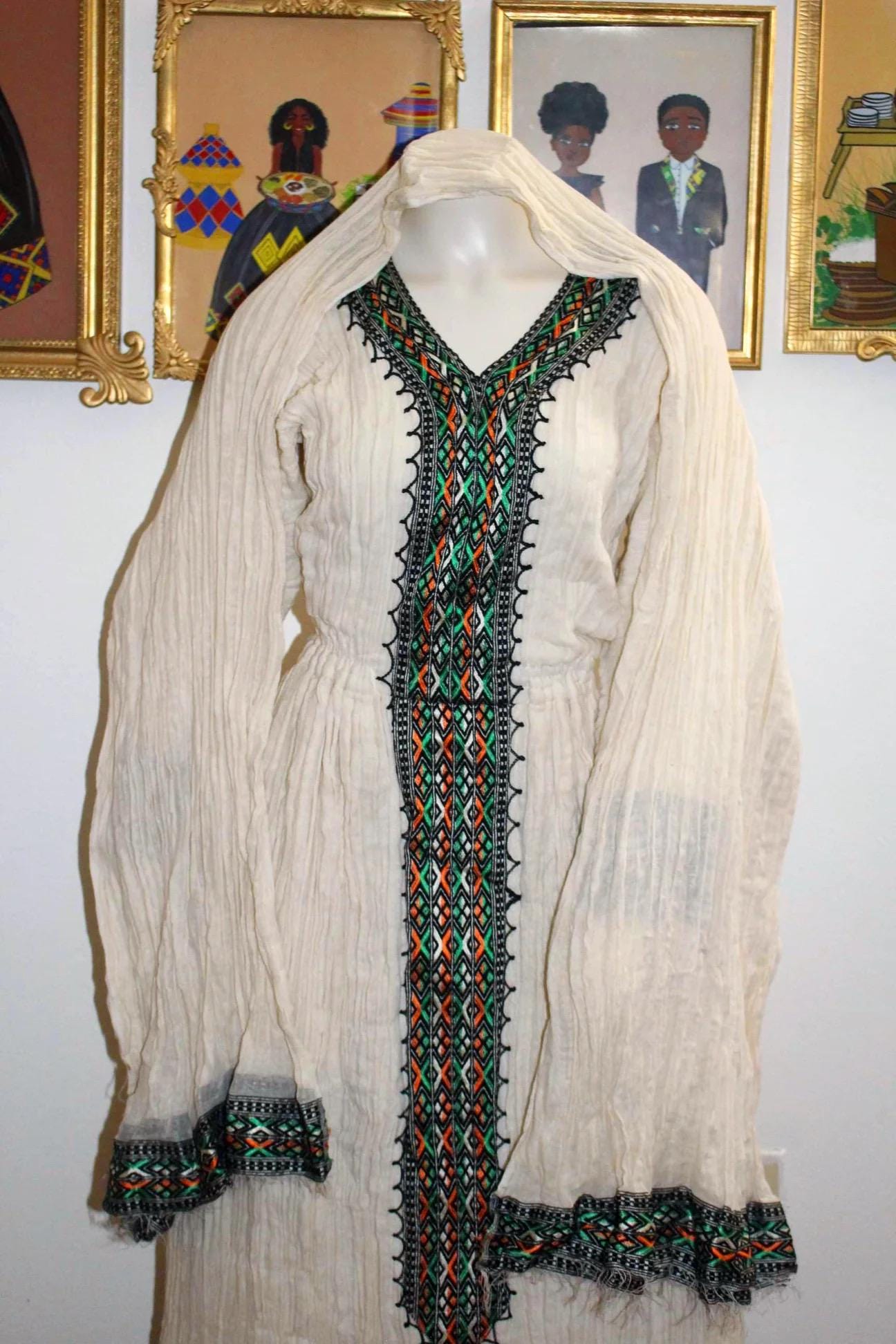 Custom Habesha Kemis Dress: Ethiopian Eritrean Wedding, Modern Zuria - Etsy