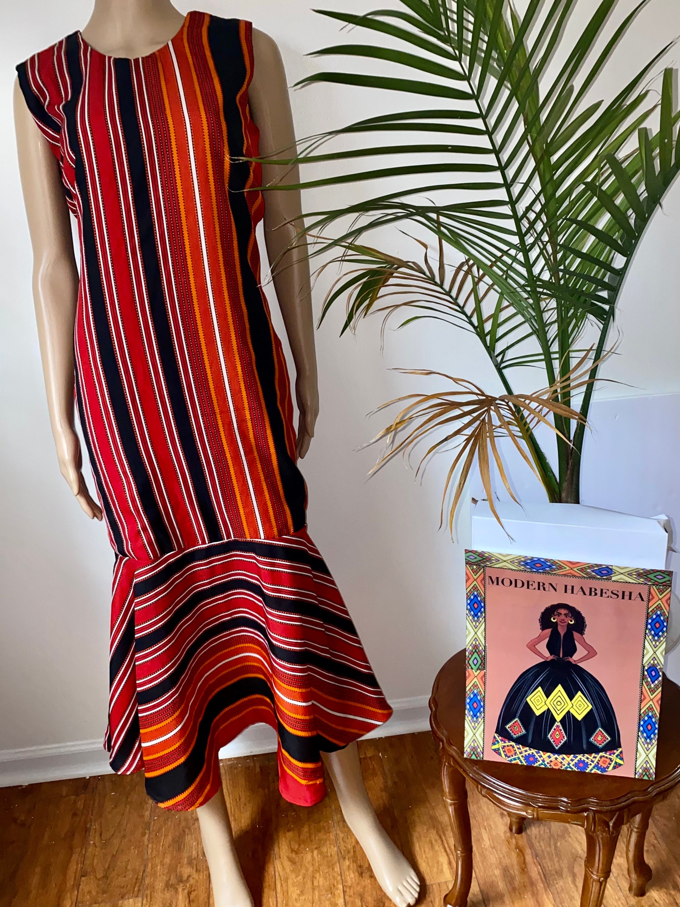 Afar Dress / Ethiopian traditional dress / Eritrean Dress / | Etsy