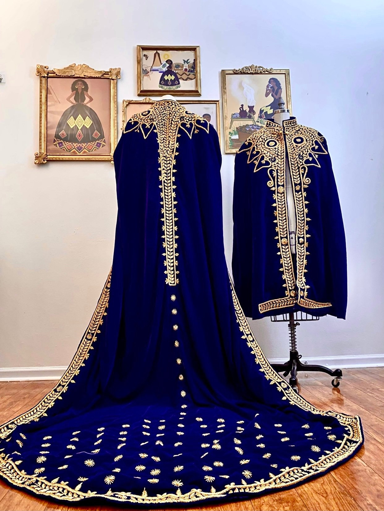 Blue Ethiopian Kaba / Eritrean Kaba / Kabba / Wedding Kaba / Custom ...