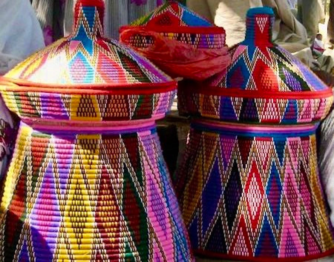 Mesob / Ethiopian Mesob / Eritrean Mesob / Handwoven Basket / Habesha ...