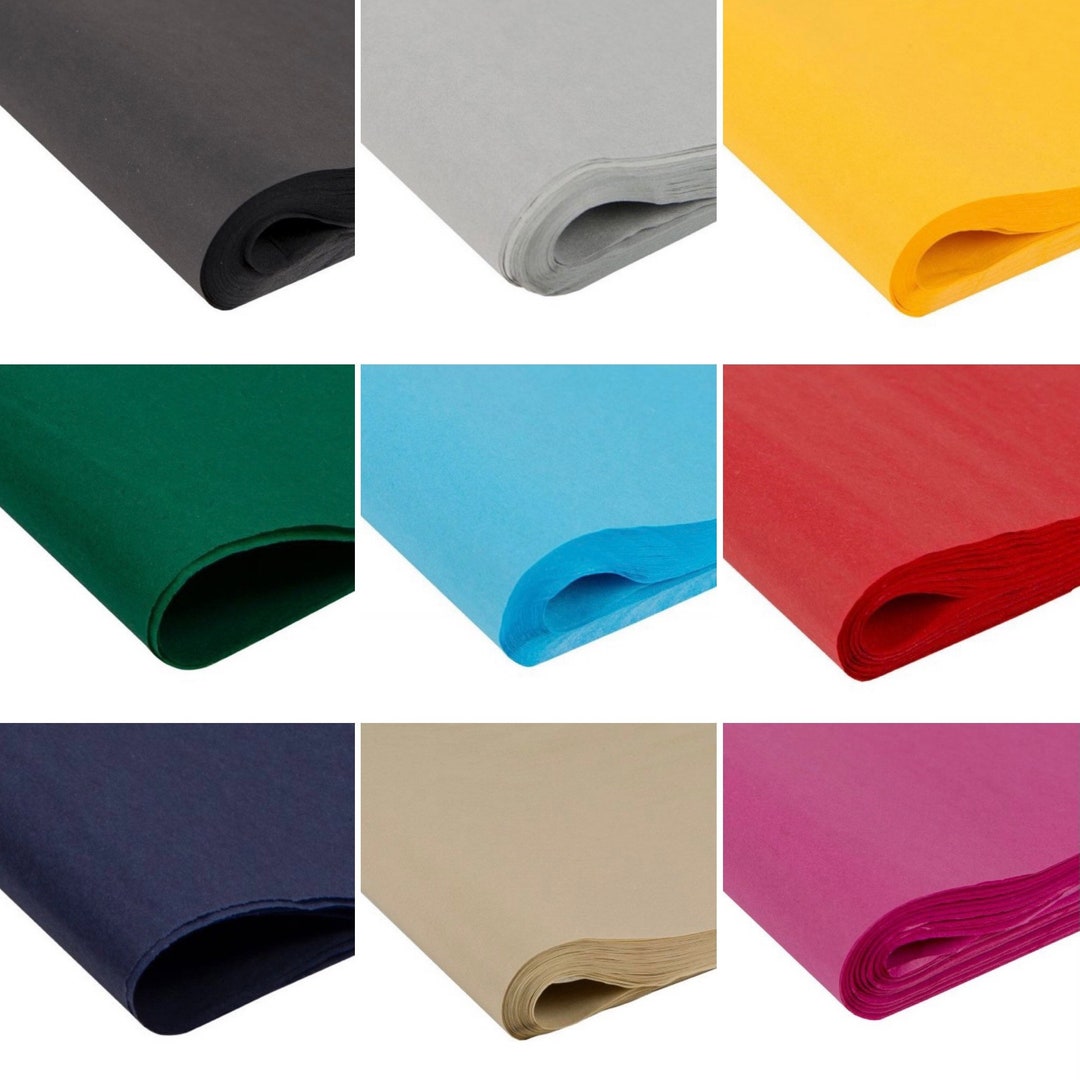 Recycled Tissue Paper various Colours/ Black/ White Packs - Etsy