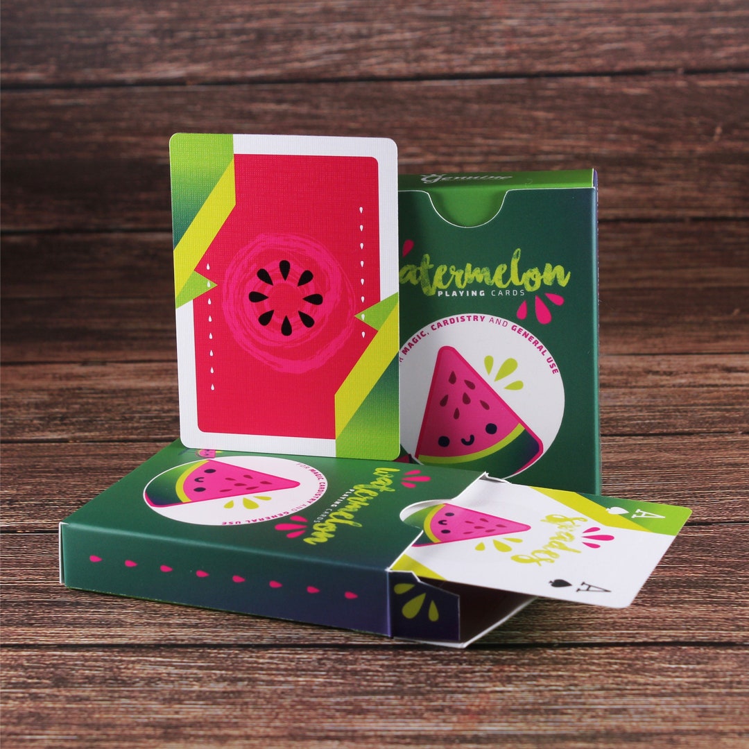 Watermelon Playing Cards - Perfect for Gifts, Games & Decor - Etsy