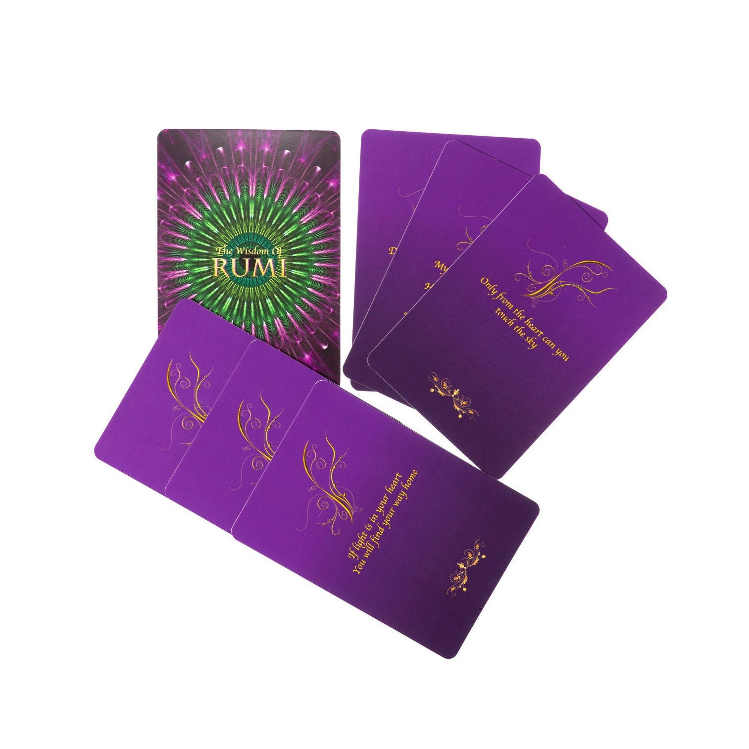 56 Cards | the Wisdom of Rumi Inspirational Message Cards ...