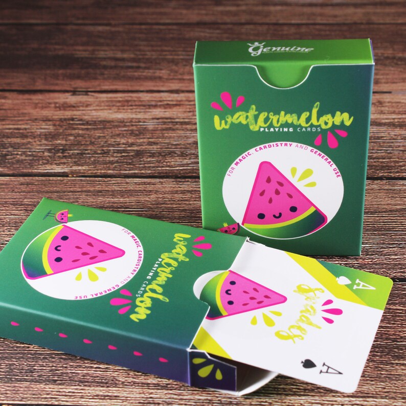 Watermelon Playing Cards - Perfect for Gifts, Games & Decor - Etsy