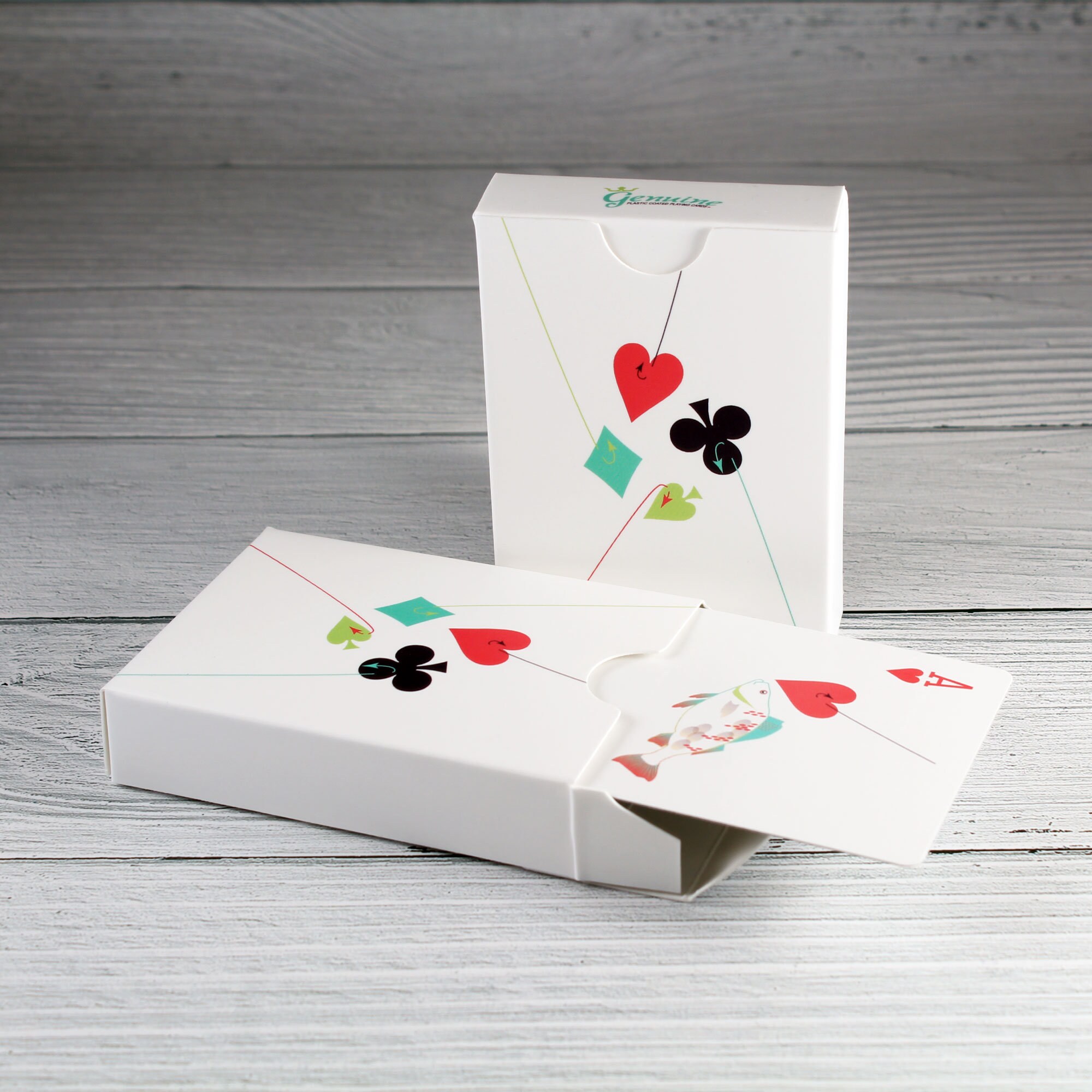 Line Art Playing Cards - Perfect for Fish Lovers & Fishing Enthusiasts ...