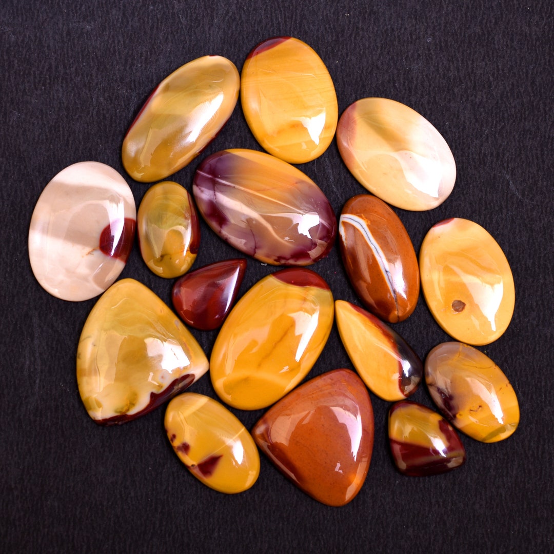 Natural Mookaite Cabochon Gemstone One Side Flat Cab, Mookaite Jewelry ...