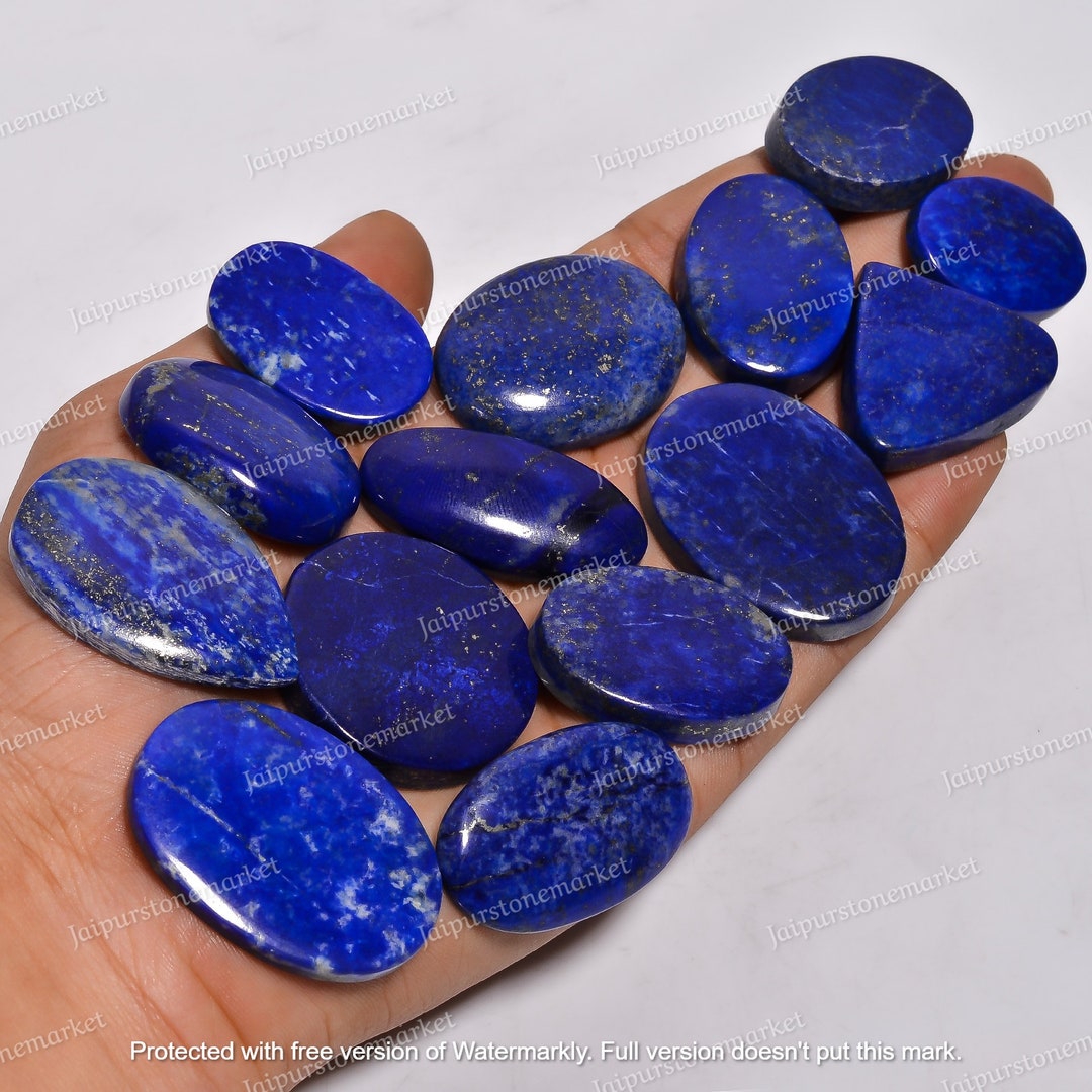 Blue Lapis Lazuli Crystal, Natural Lapis Lazuli Loose Stone, Lapis ...