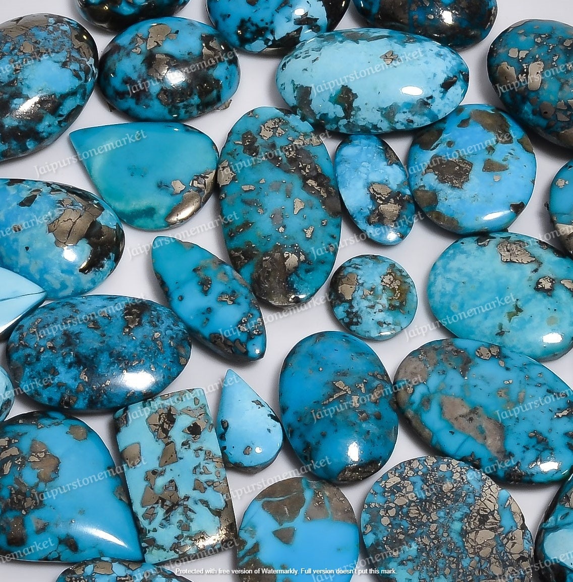 Quality AAA Turquoise Stone Blue Turquoise Loose Stone - Etsy