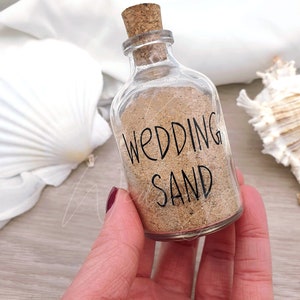 Wedding Sand Bottle Bottles for Beach Weddings Honeymoon - Etsy