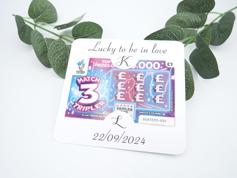 Personalised Scratch Card Holders Scratch Card Pocket - Etsy UK