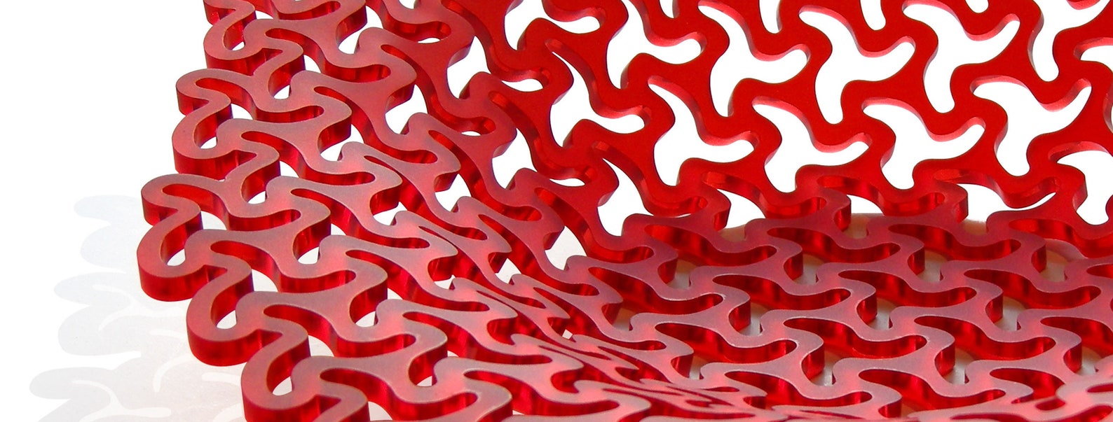 Acrylic Decorative Bowl With Patterned Cuts, Modern Bowl, Bowl Ornament ...