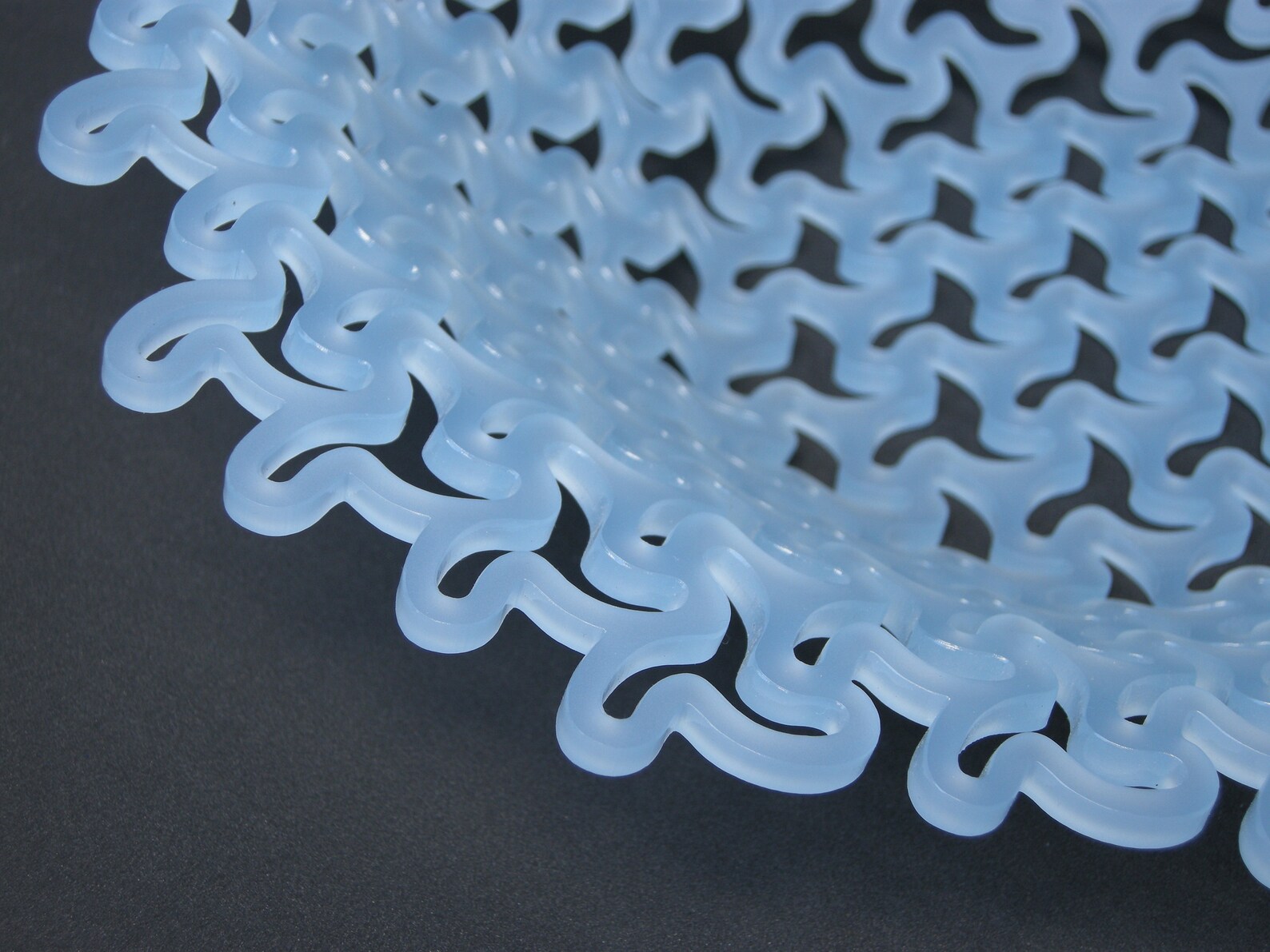 Acrylic Decorative Bowl With Patterned Cuts, Modern Bowl, Bowl Ornament ...