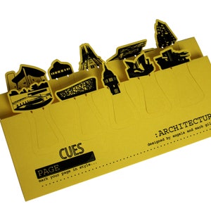 Architecture Pagecues, Architecture Themed Card Bookmarks - Etsy