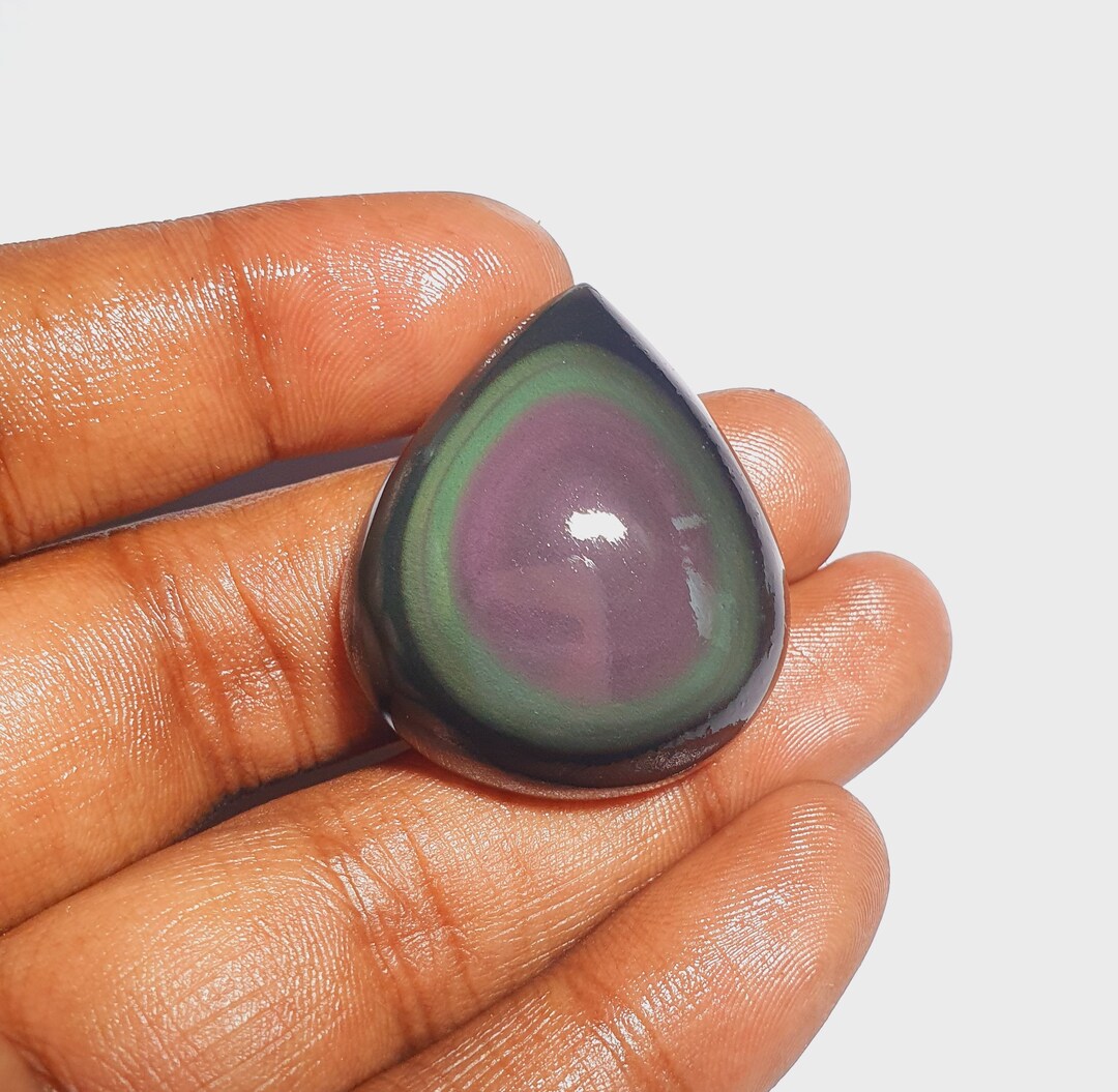 Attractive Rainbow Obsidian Gemstone Natural Obsidian - Etsy