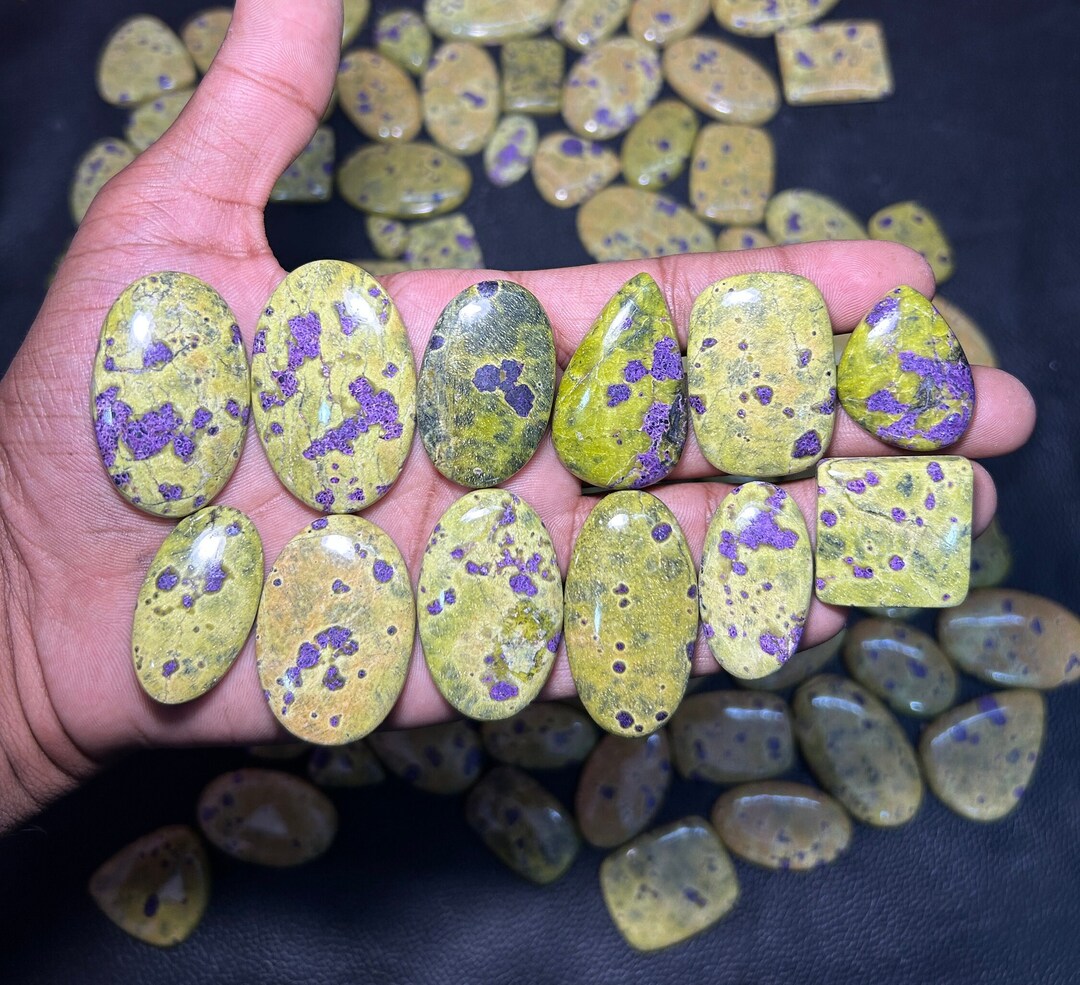 Atlantisite Cabochon Lot. Atlantisite Loose Gemstone. 100% Natural ...