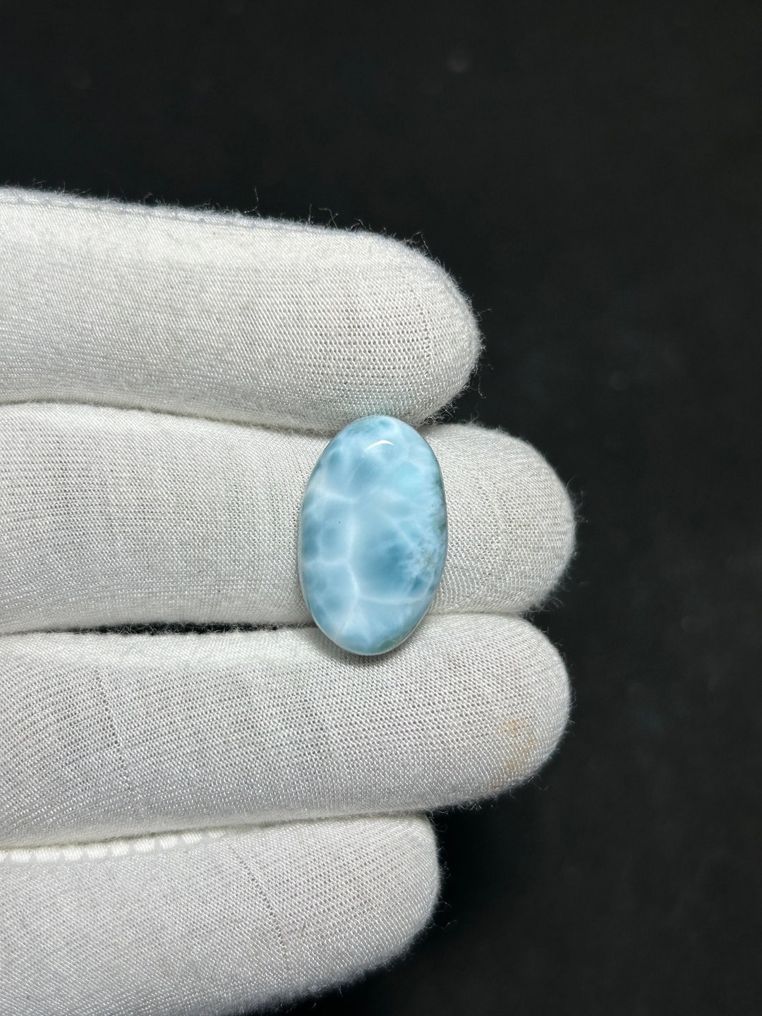Very Rare Natural Larimar Cabochon Top Quality Larimar Loose Semi ...