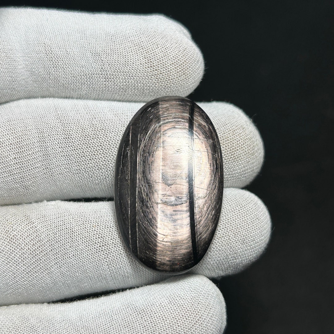 Top Grade Hypersthene Gemstone, Hypersthene Cabochon, Smooth Polished ...