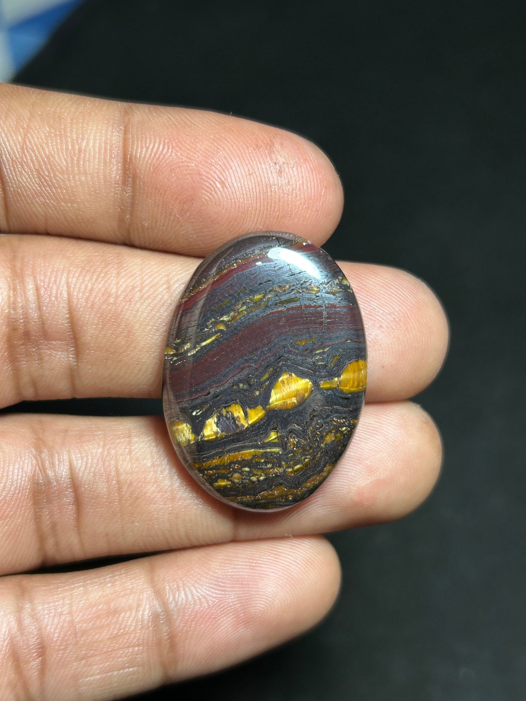 Iron Tiger Cabochons, Iron Tiger Gemstone, Iron Tiger Loose Stone, Iron ...