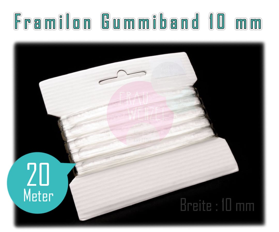 Silikon Gummiband transparent Framilon Band - Etsy.de