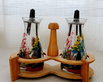 Salt Pepper Oil Set - Etsy
