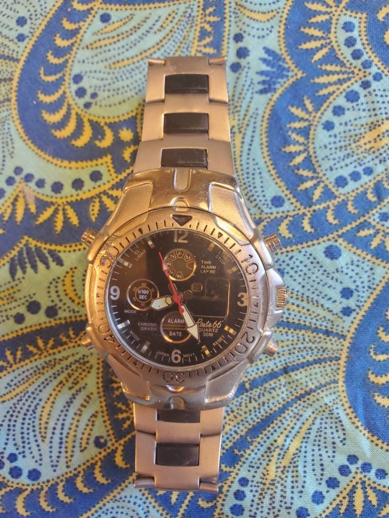 Route 66 Watches Set 1 Pocket and on Wristwatch Both Need New Batteries ...