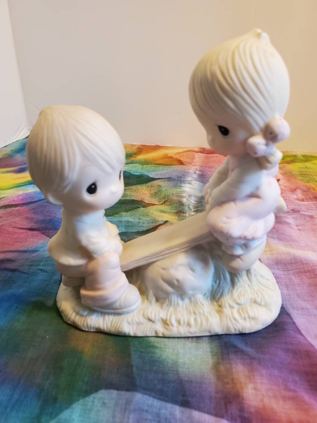 Johnathan David Figurine, Children on See-saw, 1978 - Etsy