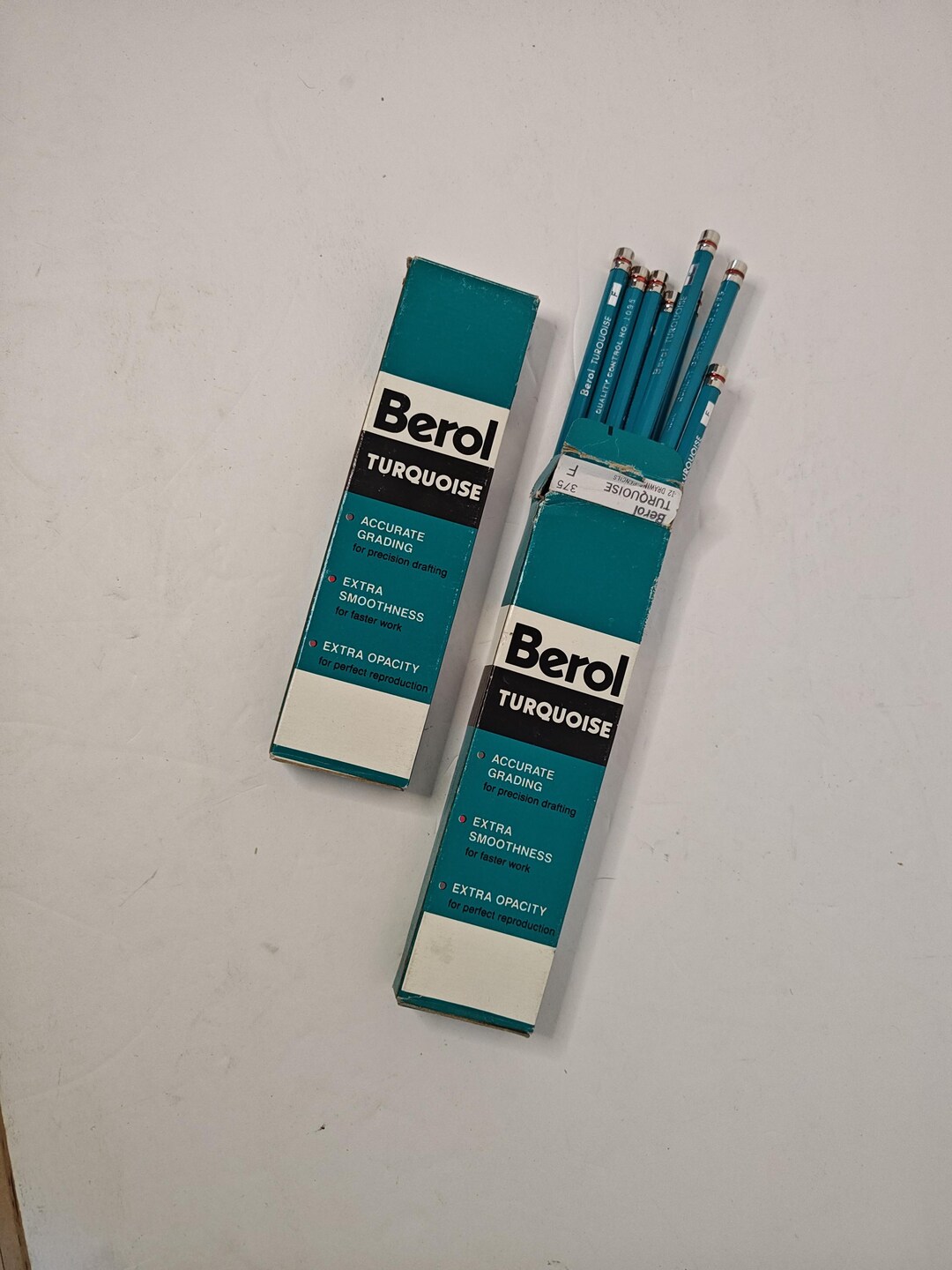 Berol Artist Pencils Turquoise 3 Packs New in Box Model 375 F - Etsy