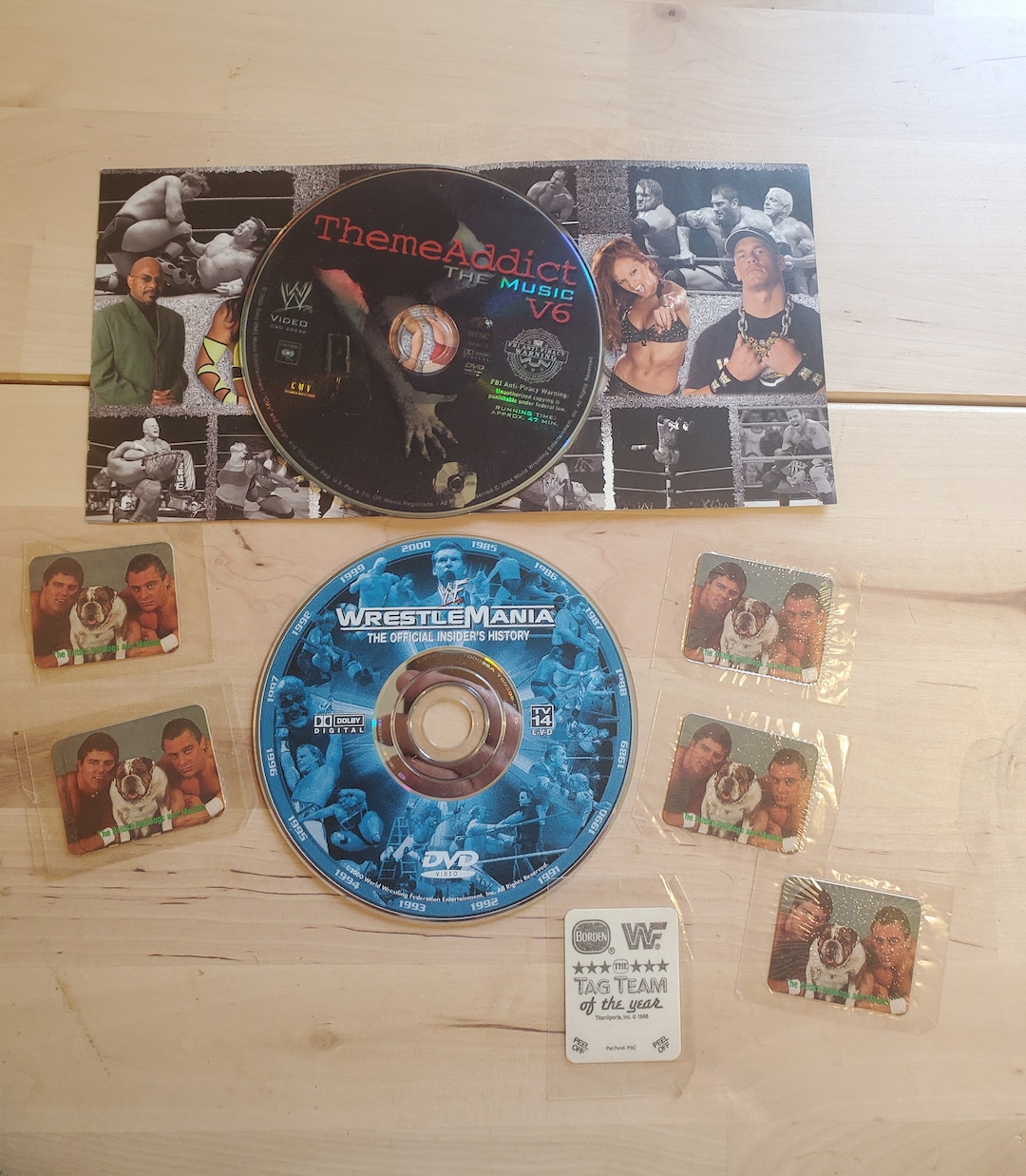 Wrestlemania Dvd and Songs of Wrestling and Very Rare British Bulldog ...