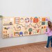 Large Wall Busy Board 6pcs Set Activity Wall for Play Room Kids ...