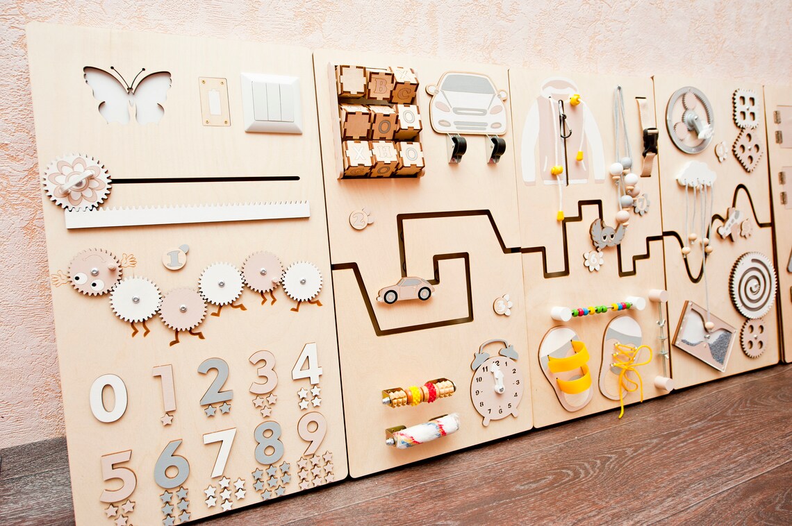 Learning wall panel for sensory room or preschool classroom in | Etsy