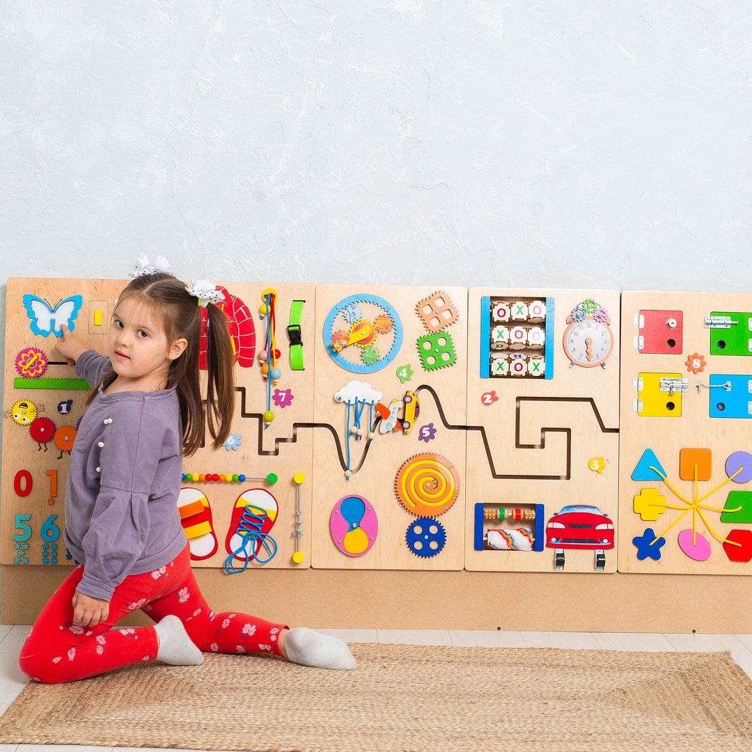 Playroom Giant Busy Board Sensory Wall for Waiting Areas - Etsy UK