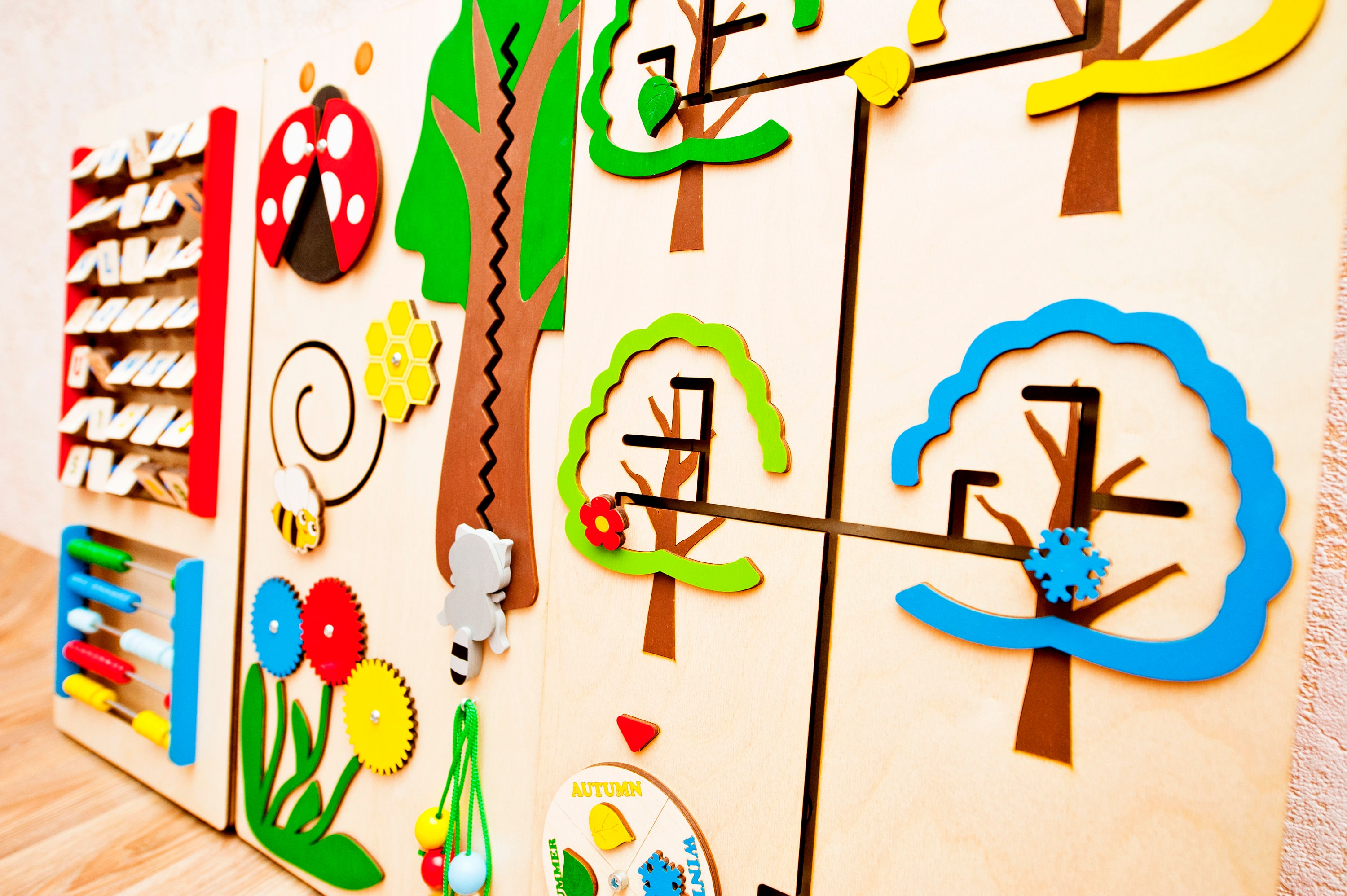 Office Toys Wall Sensory Panels Montessori Kids Playroom - Etsy