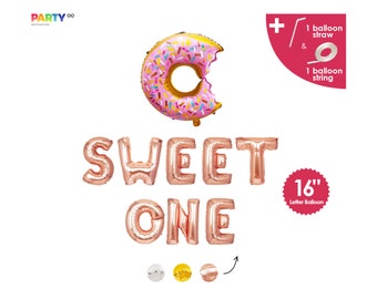 Sweet One Balloons Donut Birthday Decor First Birthday Party 1st ...