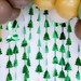 Christmas Tree Streamer Fringe Curtain Backdrop Winter Bridal Shower ...
