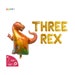 3rd Birthday Three Rex Banner Three Rex balloons Dinosaur | Etsy