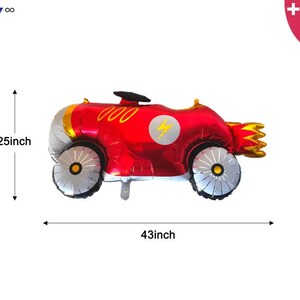 Racing Car Balloon | Two Fast Racing Car Themed F1 Two Fast Birthday ...