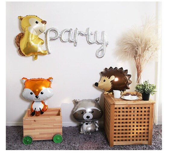 Woodland Animal Balloons Woodland Baby Shower Birthday Party | Woodland ...