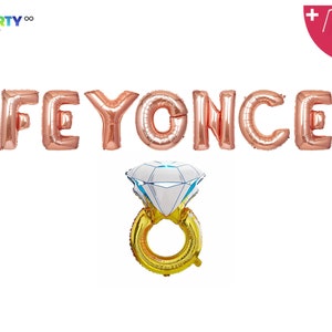 Feyonce Balloon Banner | Beyoncé-themed Bachelorette Party | Engagement ...