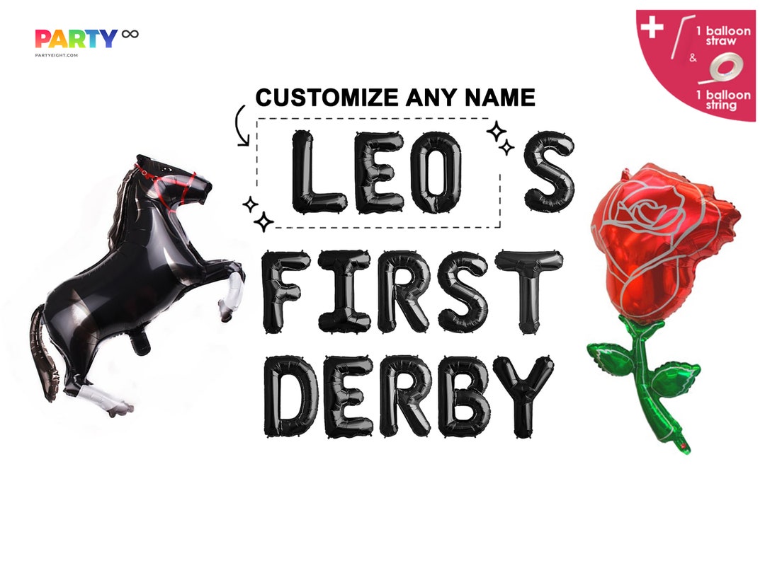Customize First Derby Party Banner Decorations Kentucky Derby 1st First ...