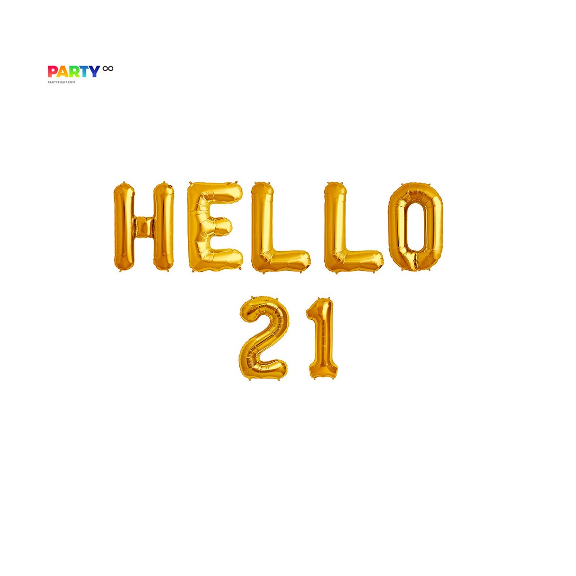 21st Birthday Balloon Decoration Set Hello 21 Birthday Party - Etsy