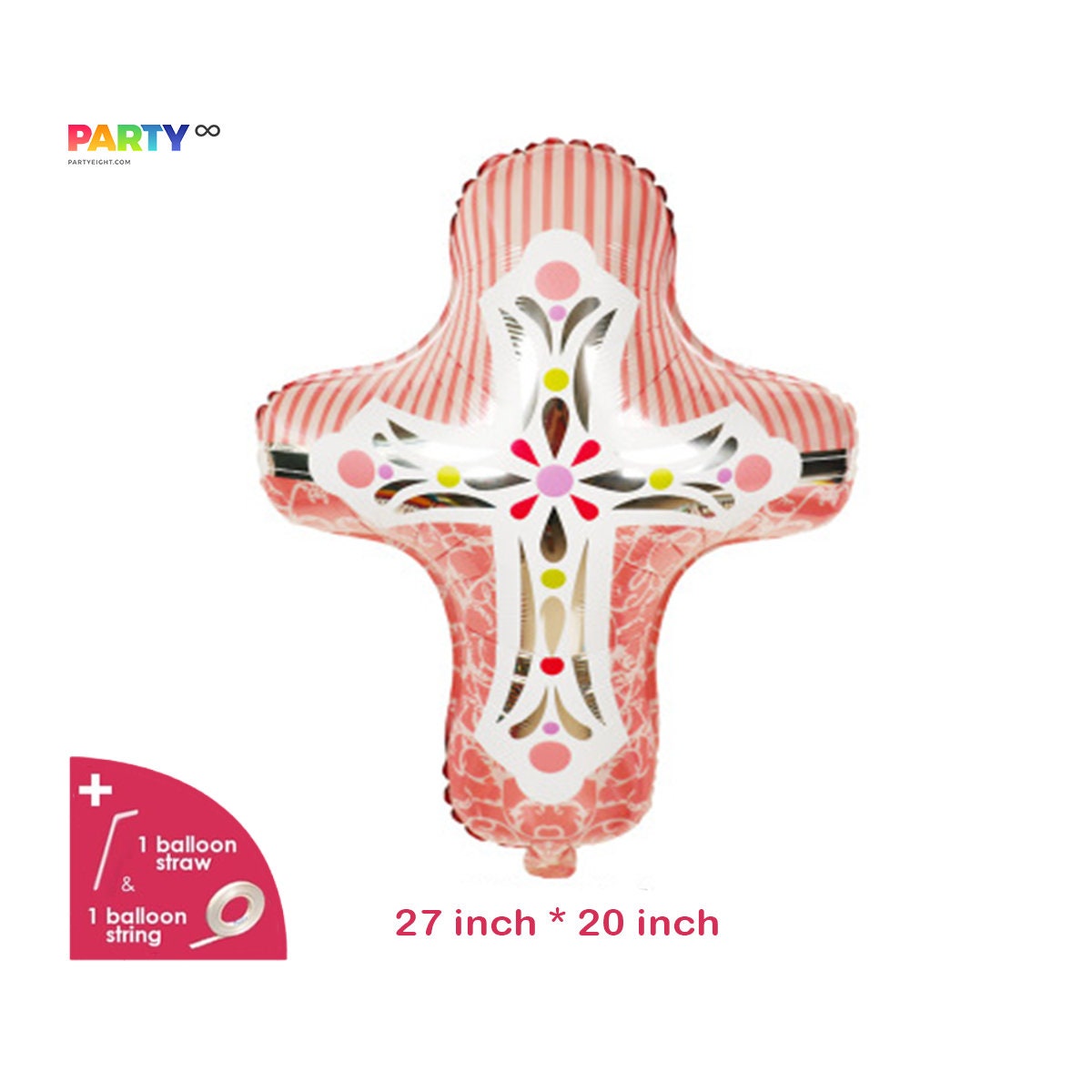 Cross Balloon Baptism Balloon Decoration Christening | Etsy