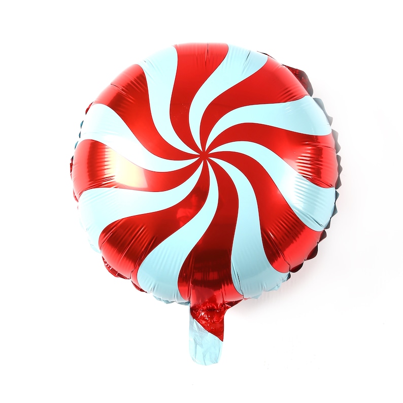 Pastel Candy Peppermint Swirl Balloons Christmas Candy Balloon - Etsy