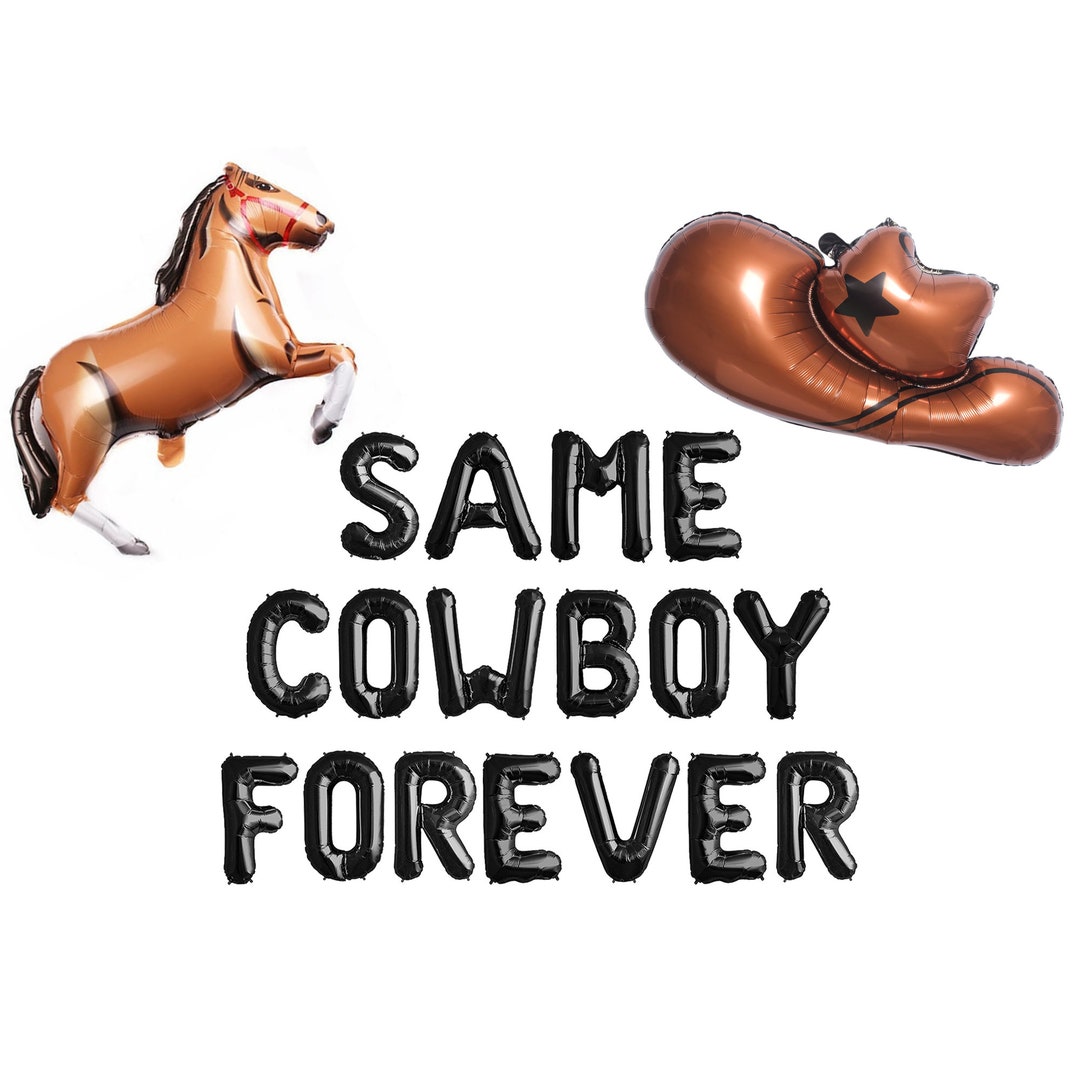 Same Cowboy Forever Balloon Banner | Nash Bash Boot Balloons Nashville ...